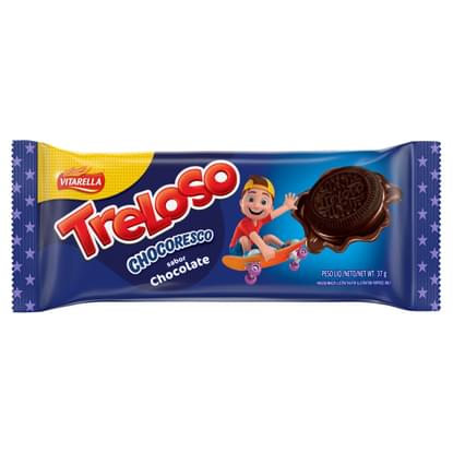 Riograndense Distribuidora. Biscoito Vitarella Treloso Recheado 37g ...