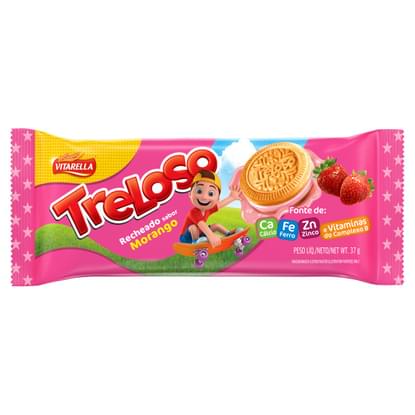 Riograndense Distribuidora. Biscoito Vitarella Treloso Recheado ...