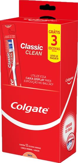 Riograndense Distribuidora. Escova Dental Colgate Classic L12 P9 Clean Mint