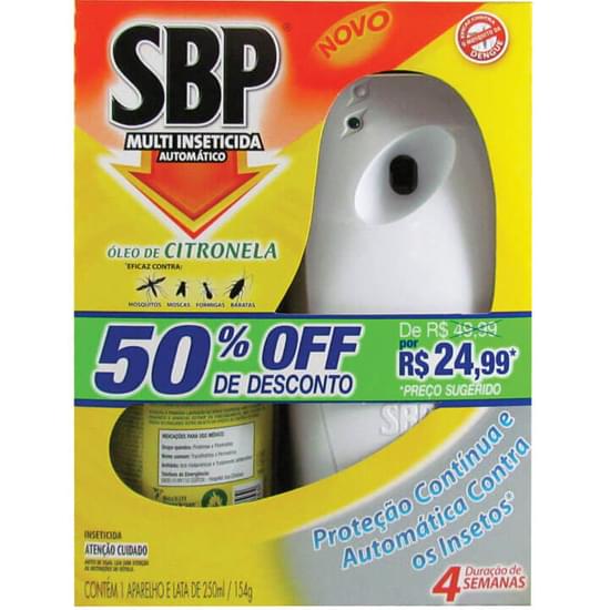 7891035024979 UPC Multi-inseticida Automático SBP Citronela Aparelho E ...