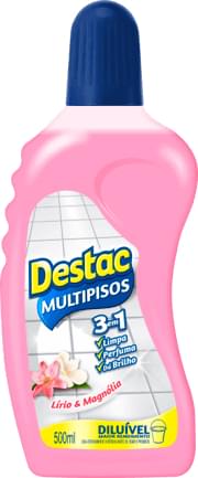 Riograndense Distribuidora. Limpador Destac 500 Ml Lirio E Magnolia