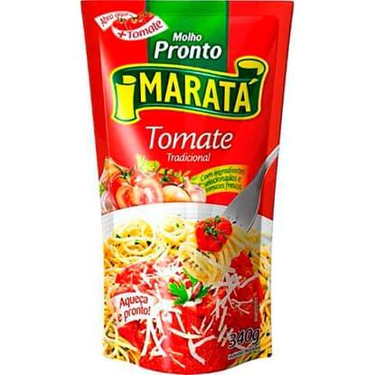 Riograndense Distribuidora. Molho Pronto Marata 340g Tradicional