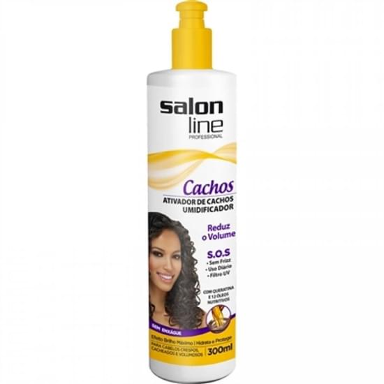 Riograndense Distribuidora. Ativador De Cachos Salon Line 300ml Leve